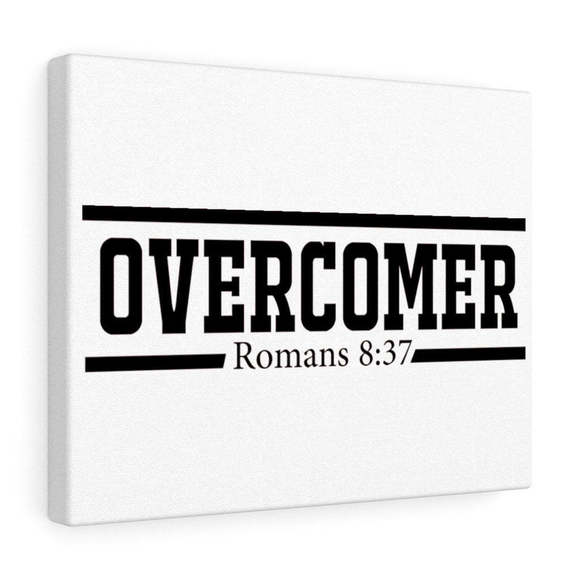 Express Your Love Gifts | Art | Scripture Sign Overcomer White Romanss ...